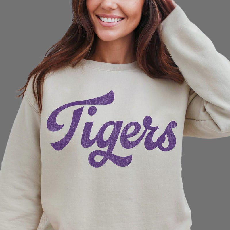 Tiger Sweatshirt - Etsy