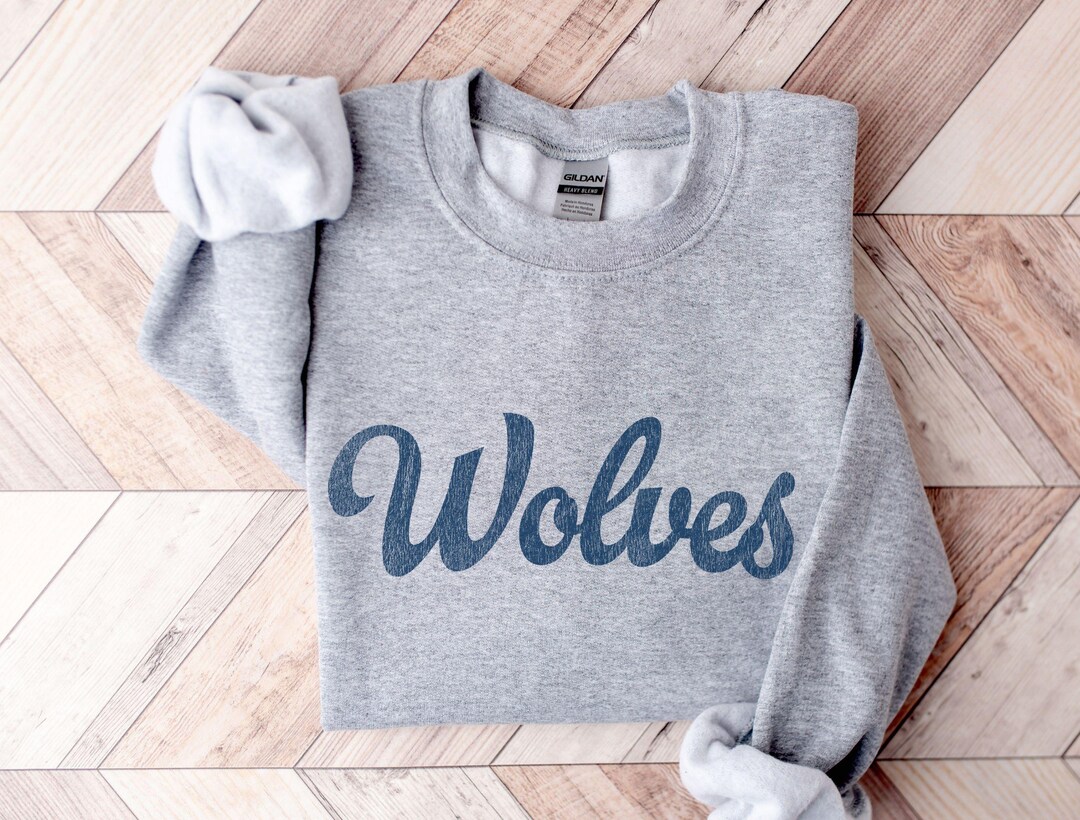 Wolves Sweatshirt Wolves Hoodie Wolves Game Day Apparel Wolves Spirit ...