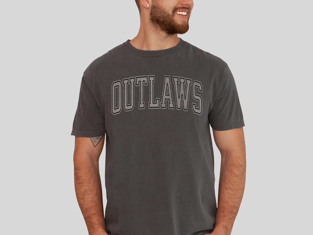 Outlaws Tshirt Outlaws Comfort Colors Shirt Outlaws Mens Outlaws T ...