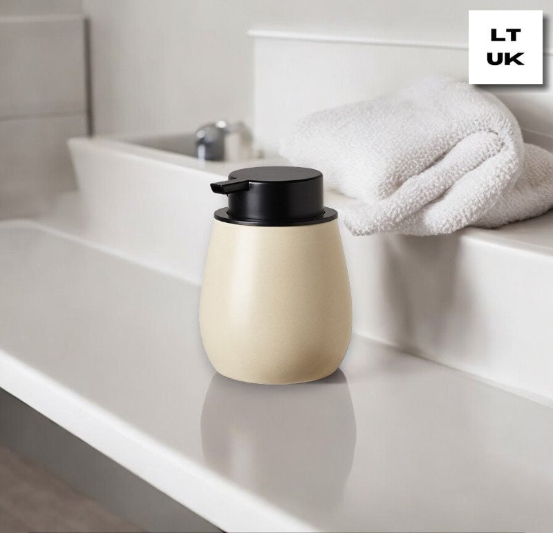 Ceramic Foaming Soap Dispenser, Modern Hand Pump Bottle, Hand Wash ...