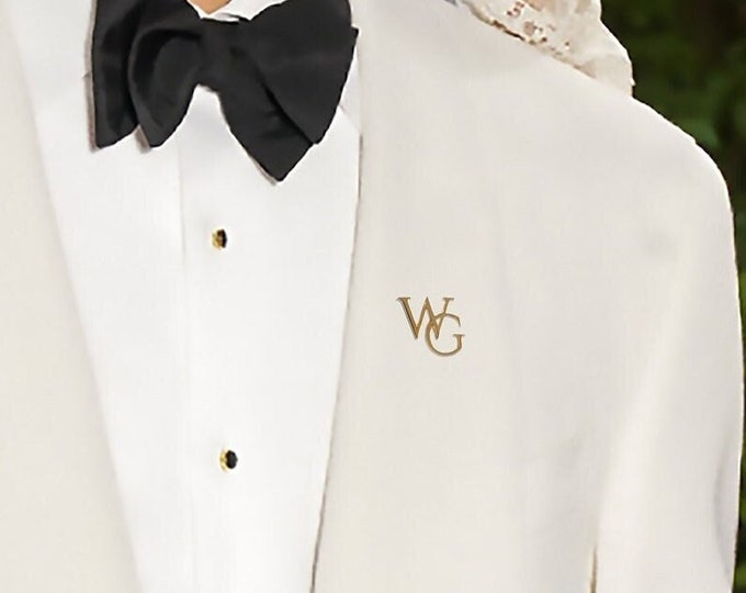 Customised Brooch Pin Logos, Wedding Pins, Personalised Initial Name ...