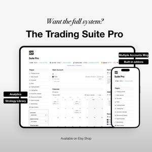 Trader Journal Notion Template: Forex, Crypto, Stock Trading | Trade ...