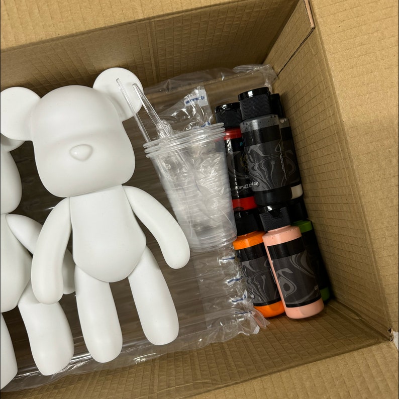 Twin Set Bearbuild Fluid Bear Art Creator Kit | Painting Kit ...