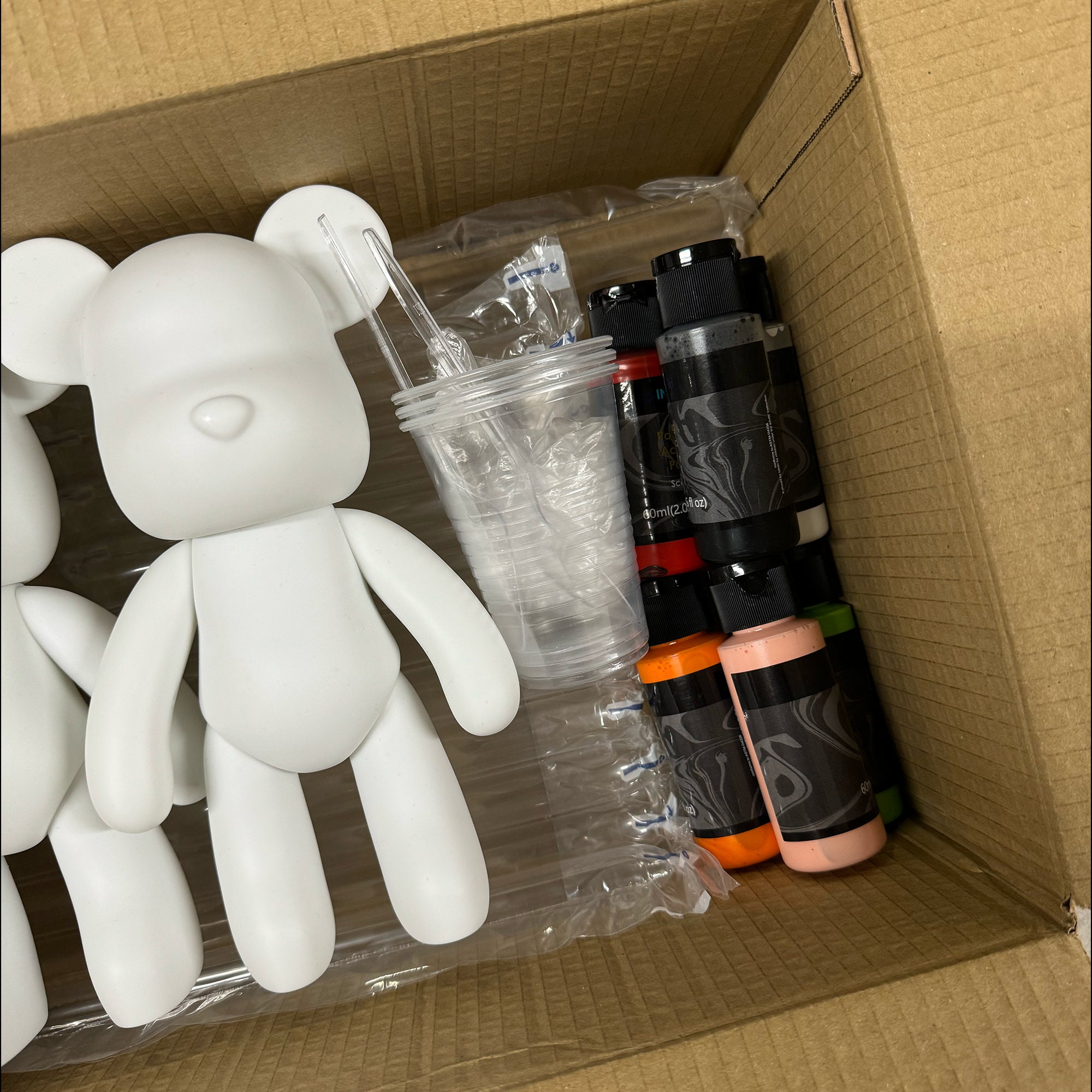 Twin Set Bearbuild Fluid Bear Art Creator Kit | Painting Kit ...