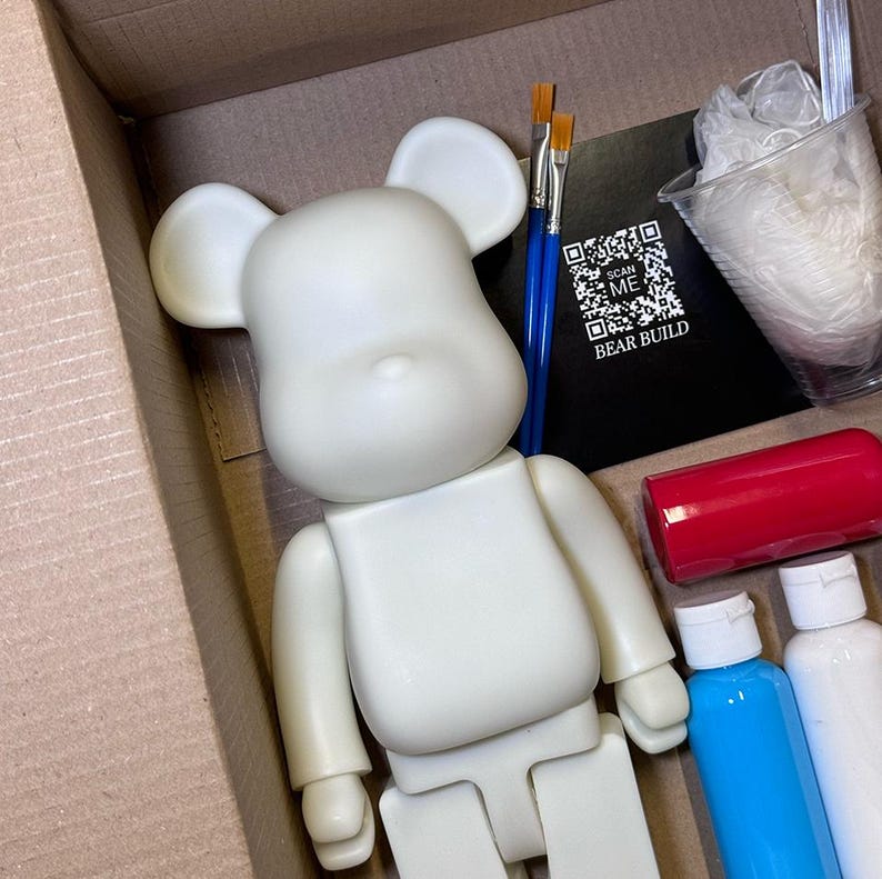 Bearbuild Block DIY Creator Kit | Bearbrick - Etsy