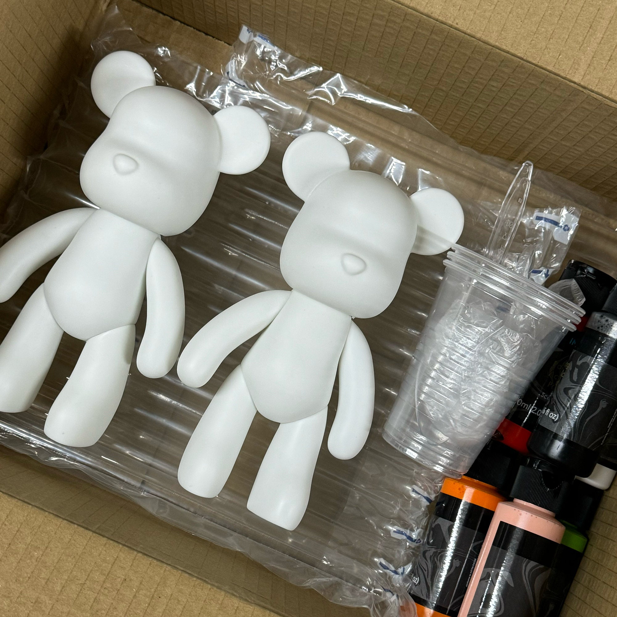 Twin Set Bearbuild Fluid Bear Art Creator Kit | Painting Kit ...