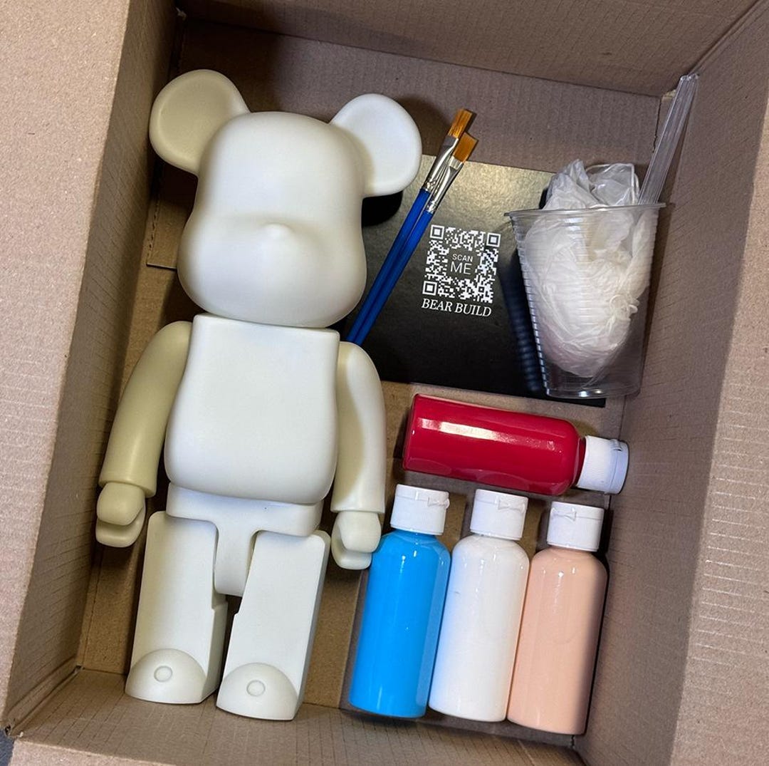 Bearbuild Block DIY Creator Kit | Bearbrick - Etsy