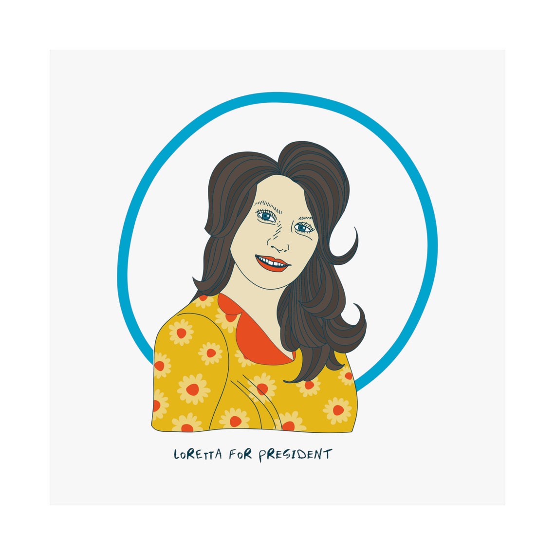 Loretta Lynn Art Print - Etsy