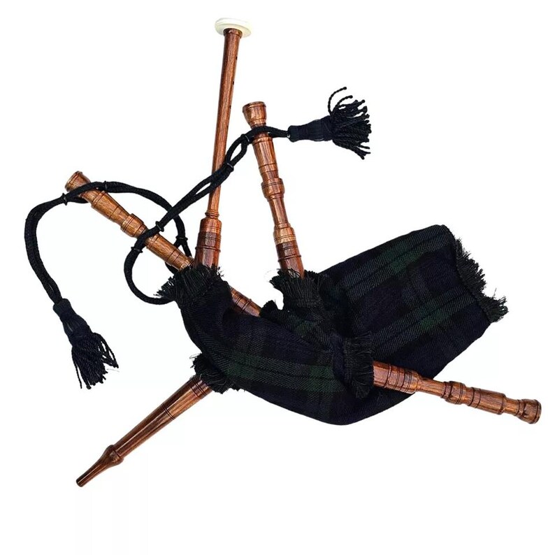 Playable Bagpipe for Kids With 2 Free Chanter Reeds Highland Mini ...