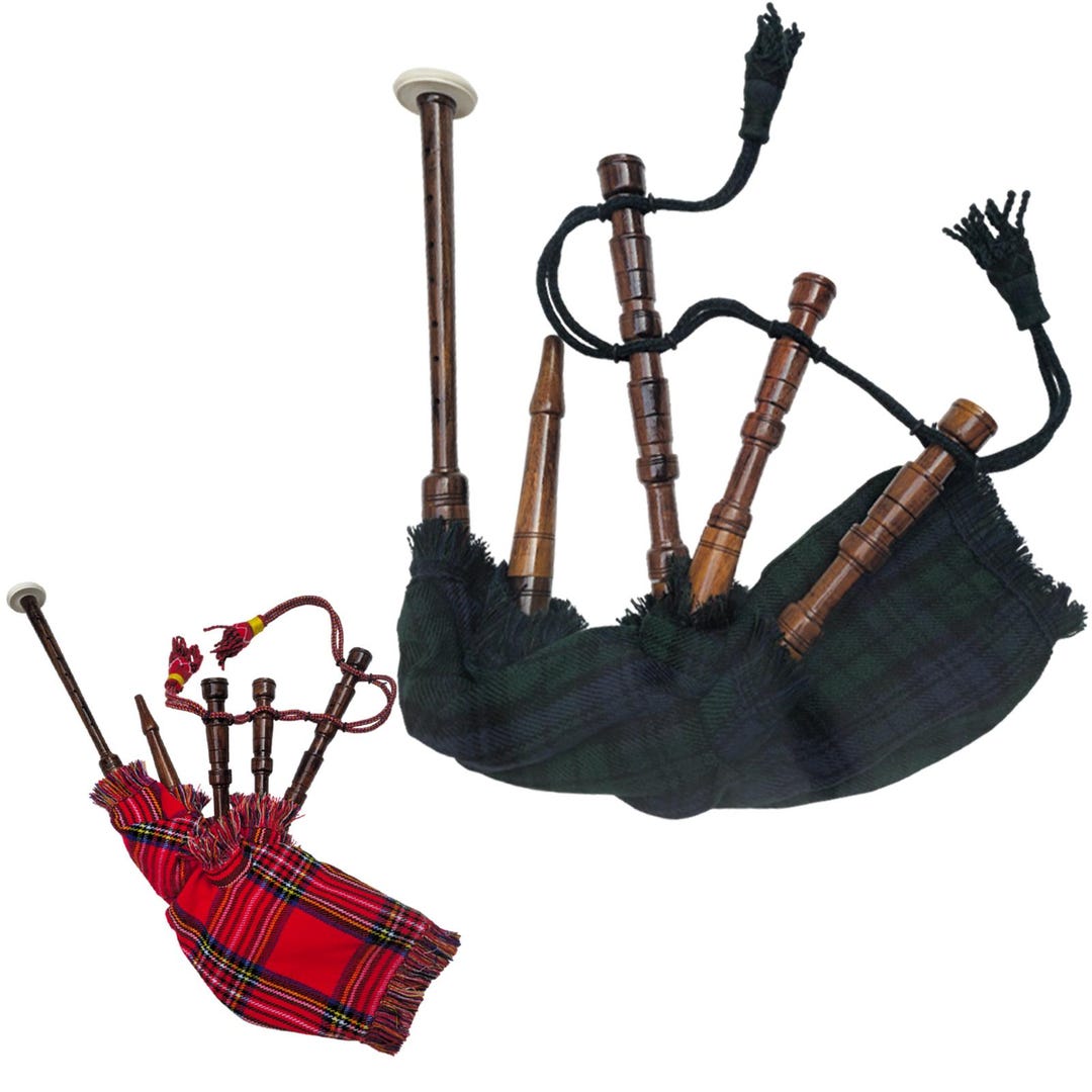 Kids Bagpipes | Mini Working Scottish Bagpipe for Beginners | Celtic ...