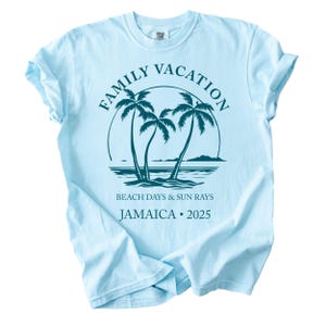 Personalized Family Vacation T-shirt, Custom Group Trip Shirt, Comfort ...