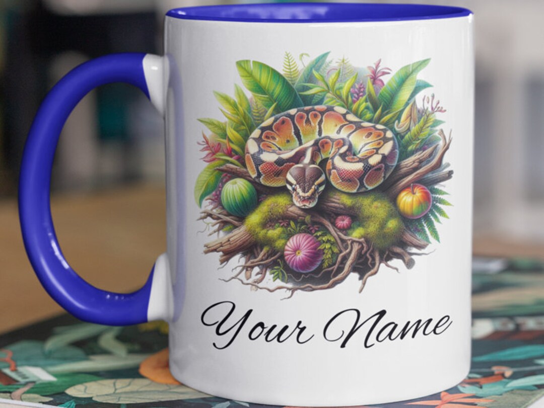 Personalized Ball Python Mug | Custom Ball Python Mug | Ball Python ...