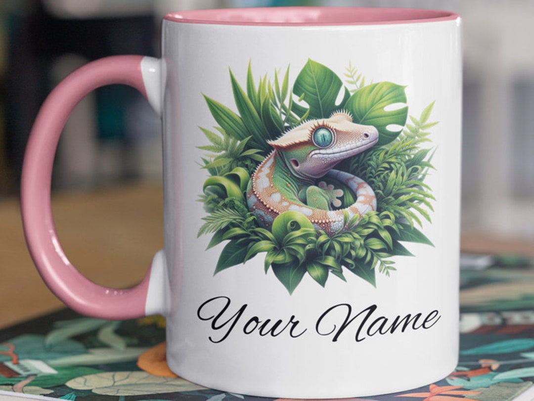 Personalized Crested Gecko Mug | Crested Gecko Mug | Custom Crested ...