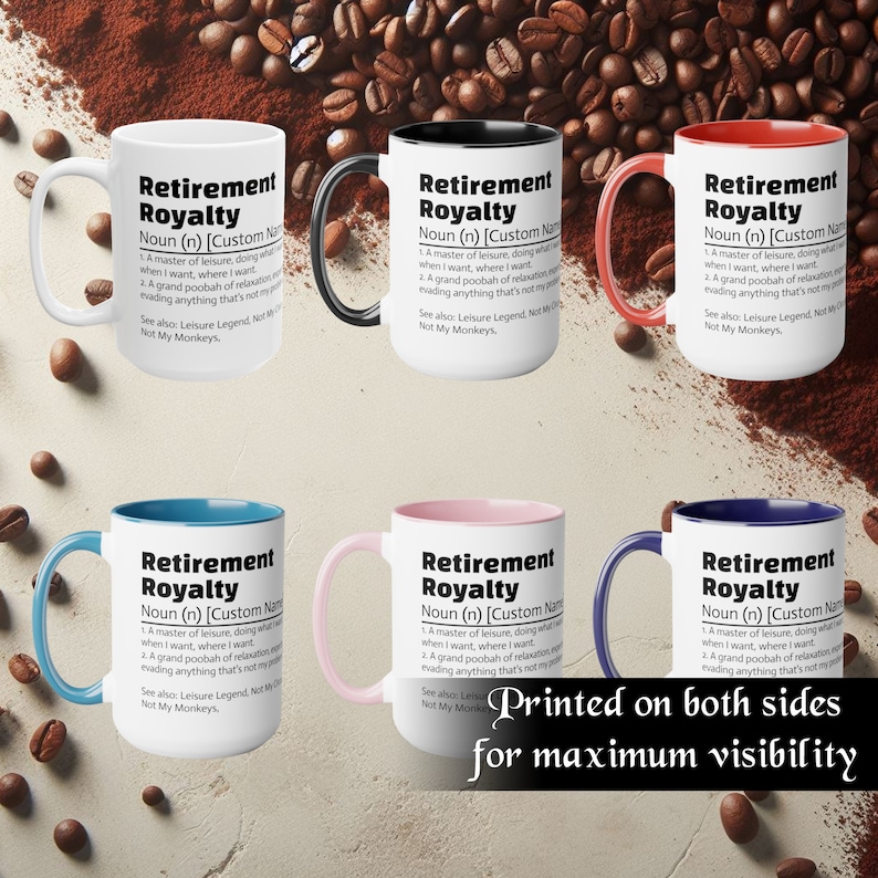 Personalized Retirement Mug Retiree Mug Retirement Gift Office Gift ...
