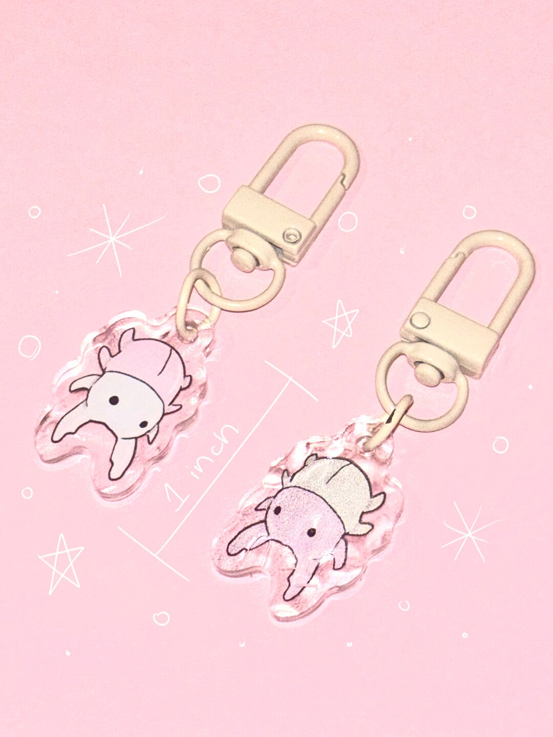 Cute Stag Beetle Keychain Set - Etsy