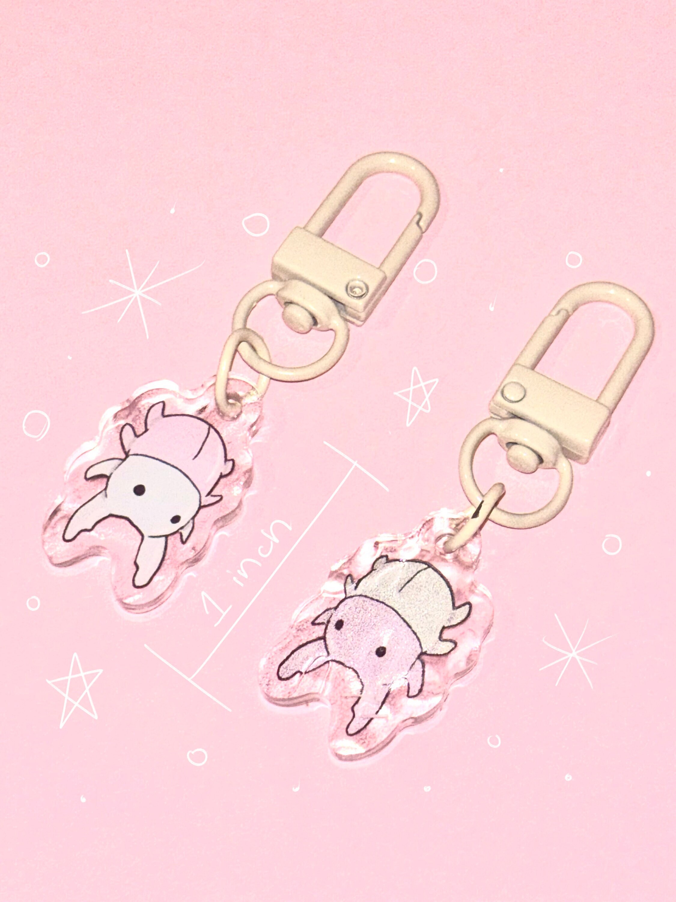 Cute Stag Beetle Keychain Set - Etsy