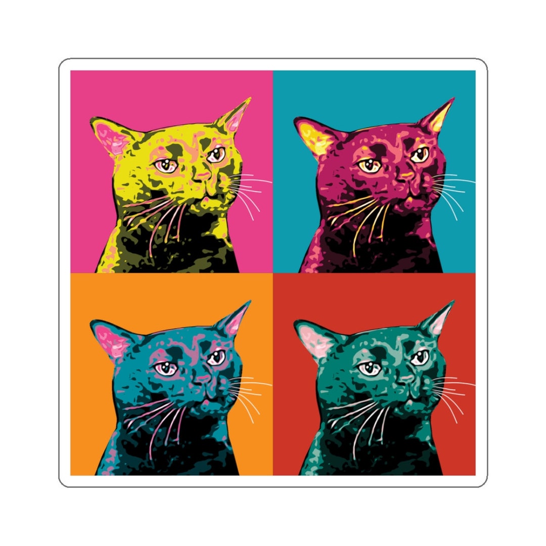 Dissociating Zoning Out Black Cat Meme Sticker Mental Health Cat Lovers ...