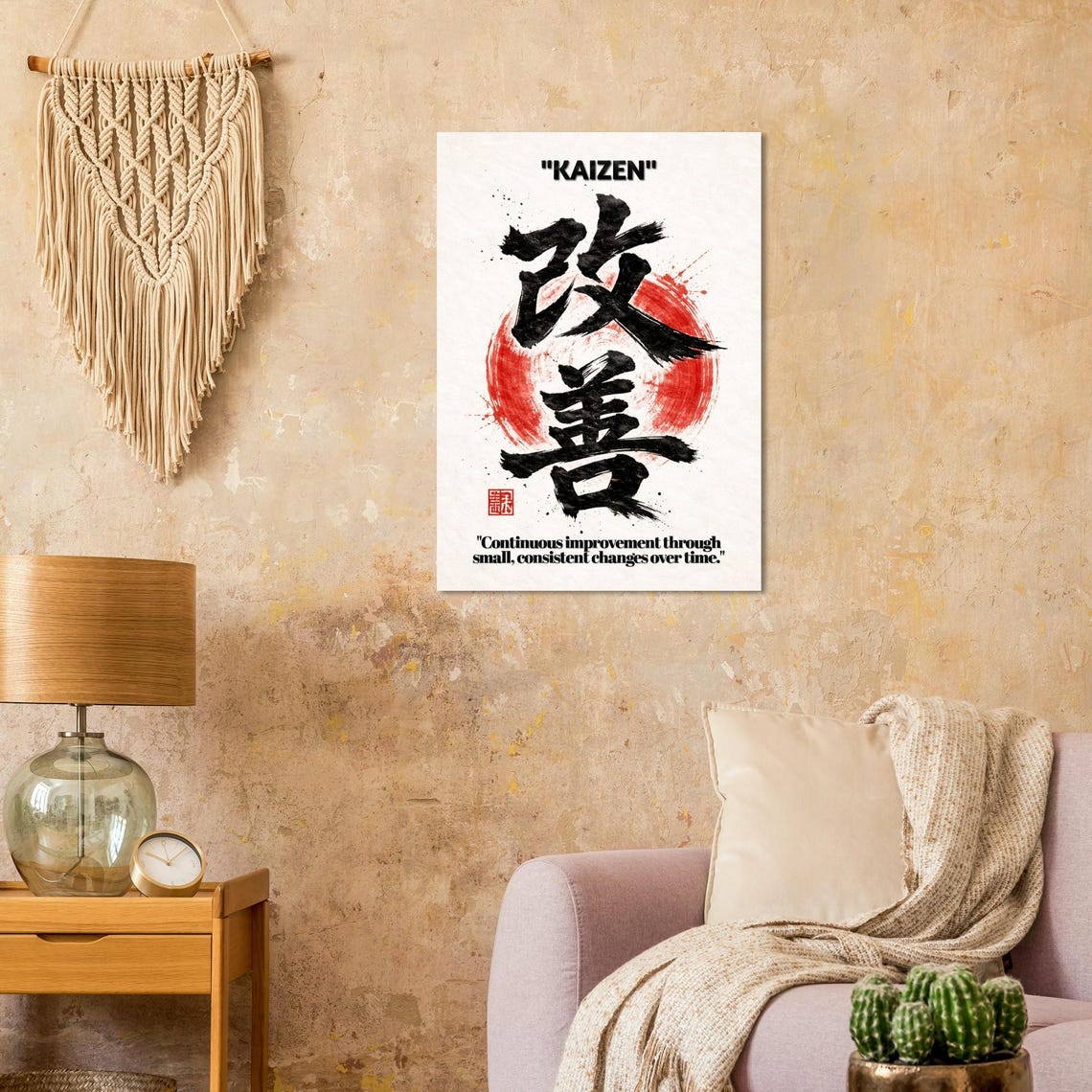 Japanese "kaizen" Paper Poster - Etsy