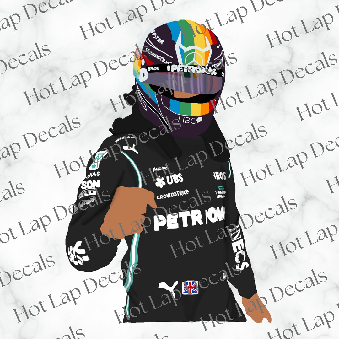 Lewis Hamilton Qatar Digital Design SVG Vector PNG - Etsy UK