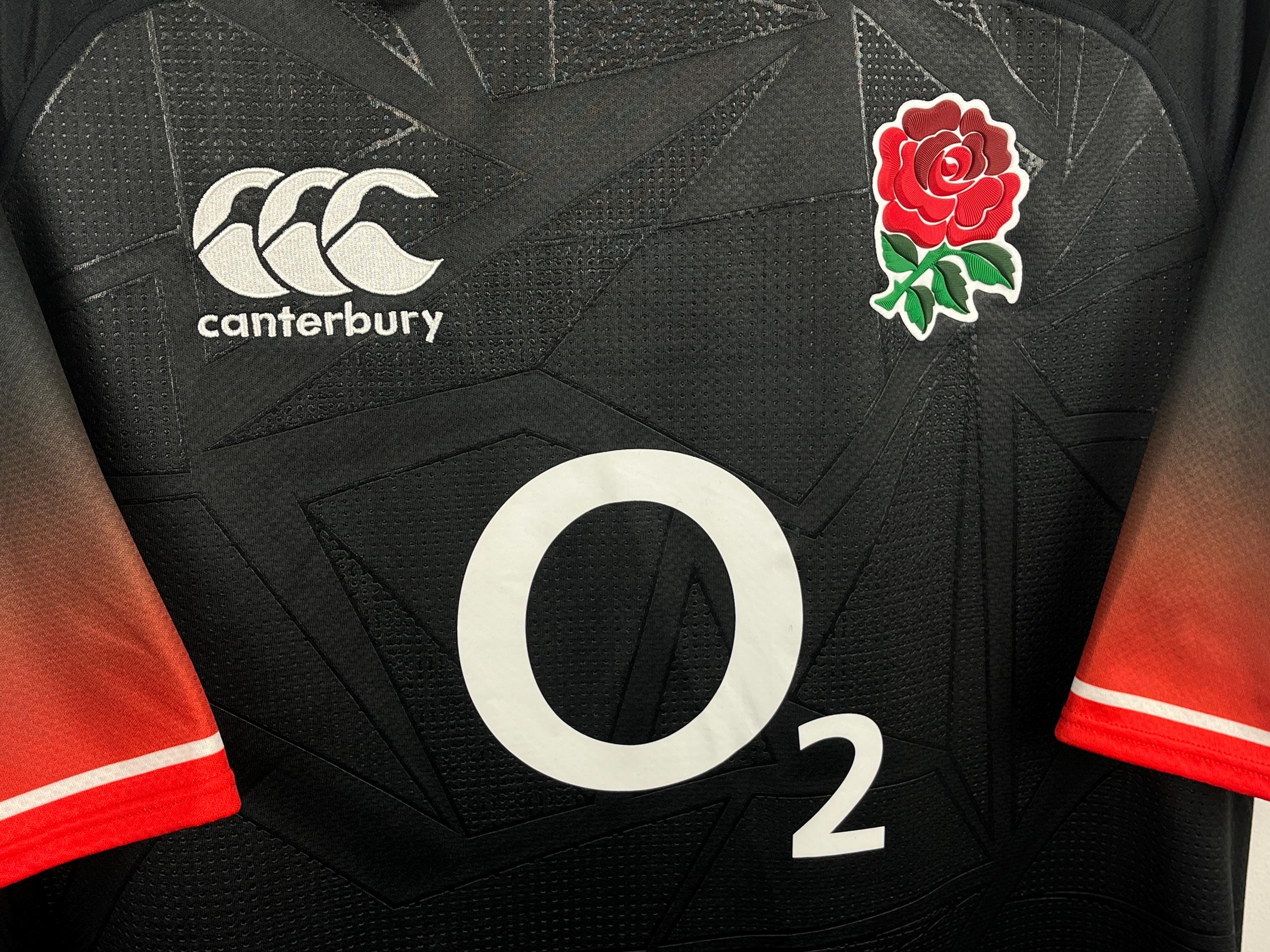 Canterbury Vinrage Black England O2 Rugby Jersey Shirt Taille Homme XL ...