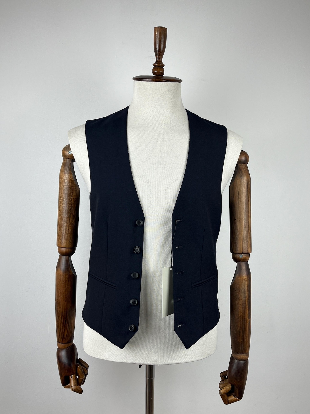 NEXT Tailoring Vintage Wool Classic Waistcoat Vest Gilet Men’s Size 36R ...