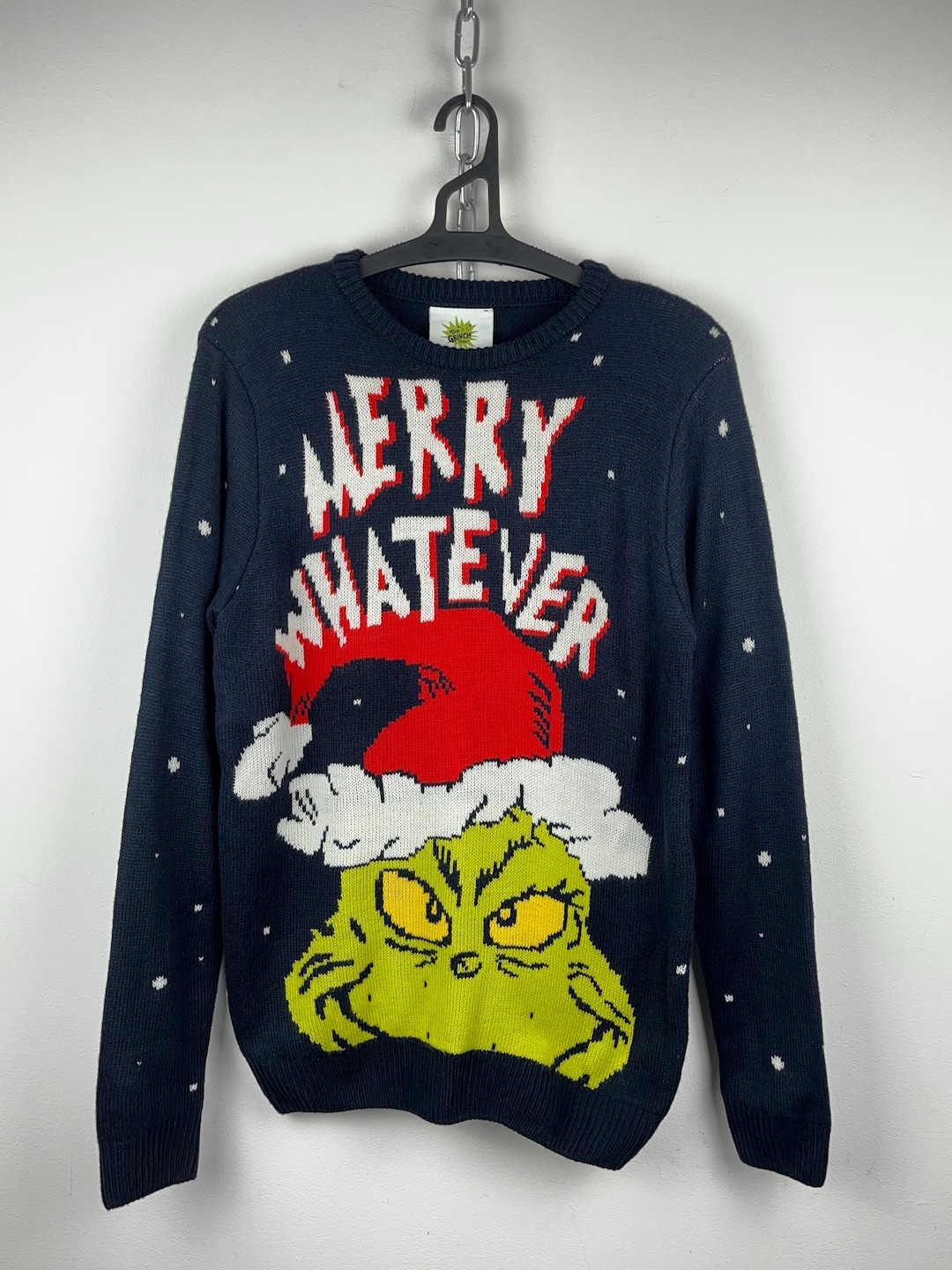 PRIMARK the Grinch Dr.seuss Merry Christmas Sweater Mens Size S - Etsy
