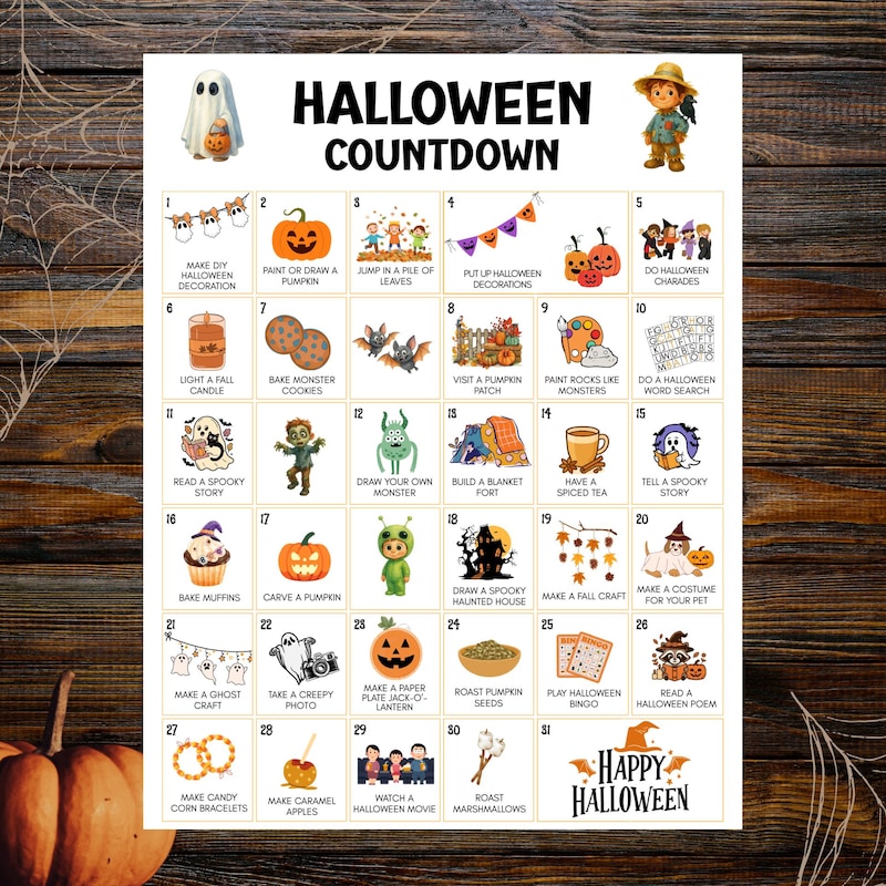 Halloween Countdown - Etsy
