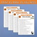 Halloween Trivia Game, Printable Halloween Trivia Quiz for Kids and ...