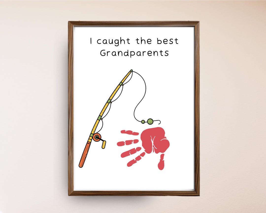 Grandparents Day Handprint Craft, Grandparents Day Art, Gift for ...