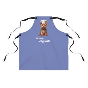 Yorkshire Terrier Apron Perfect Gift for Dog Lovers, Bone Appetite ...