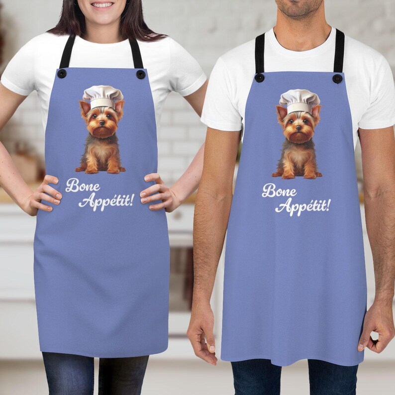 Yorkshire Terrier Apron Perfect Gift for Dog Lovers, Bone Appetite ...