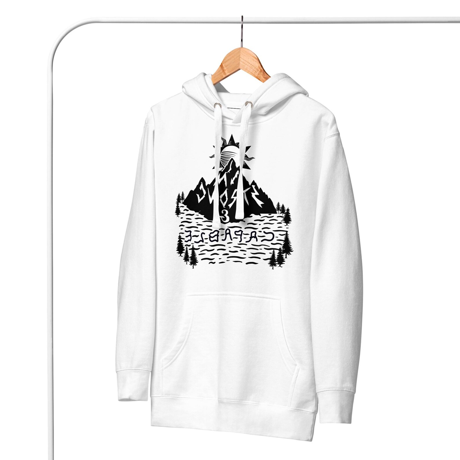 Hidden Message Hoodie | I Am Strong & Capable | Empowerment ...