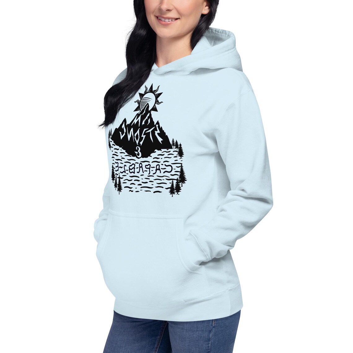 Hidden Message Hoodie | I Am Strong & Capable | Empowerment ...