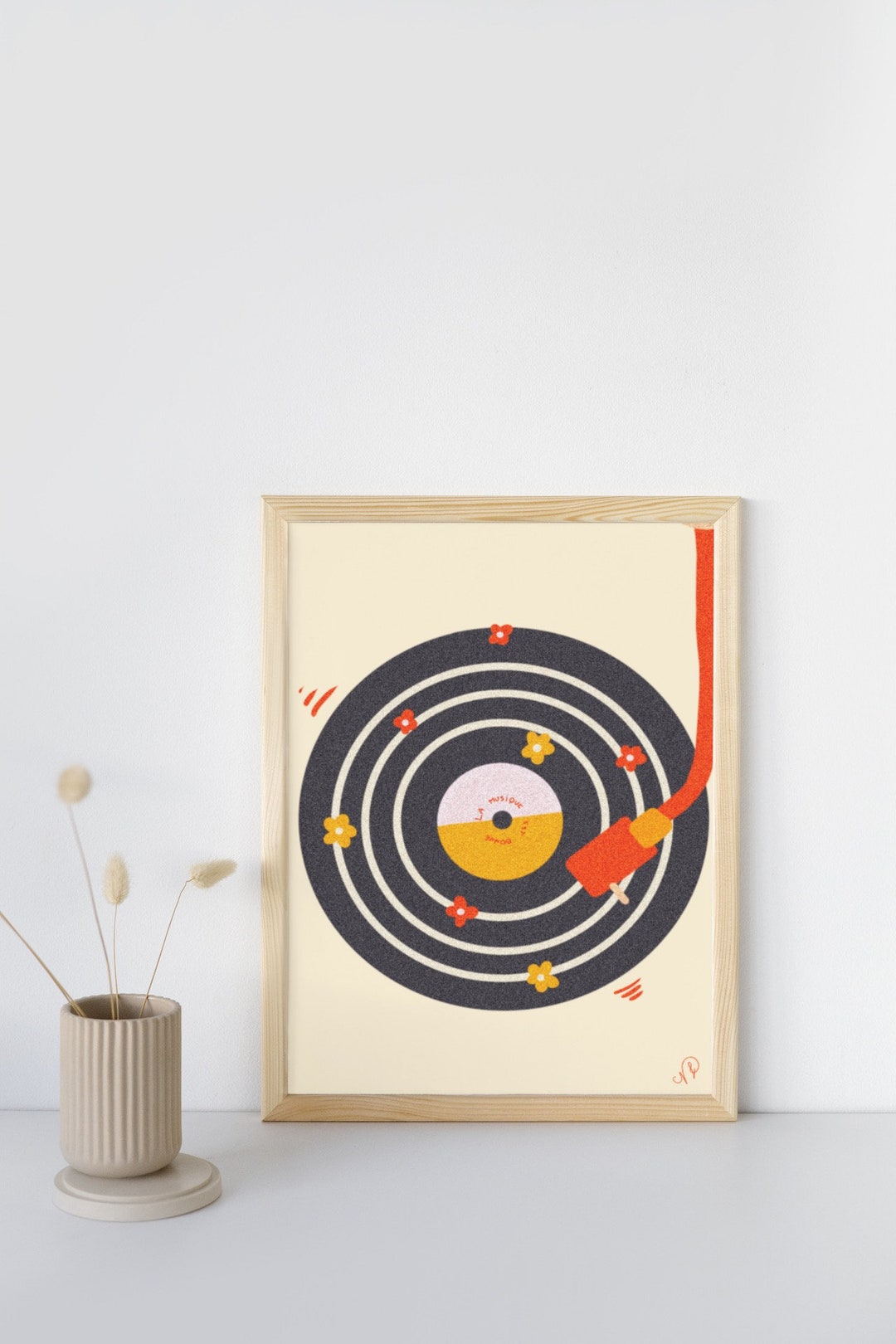 Customizable Vintage A4 Vinyl Poster - Etsy