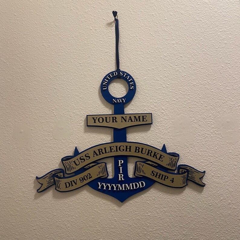 Personalized Navy Boot Camp Graduation Keepsake - Etsy