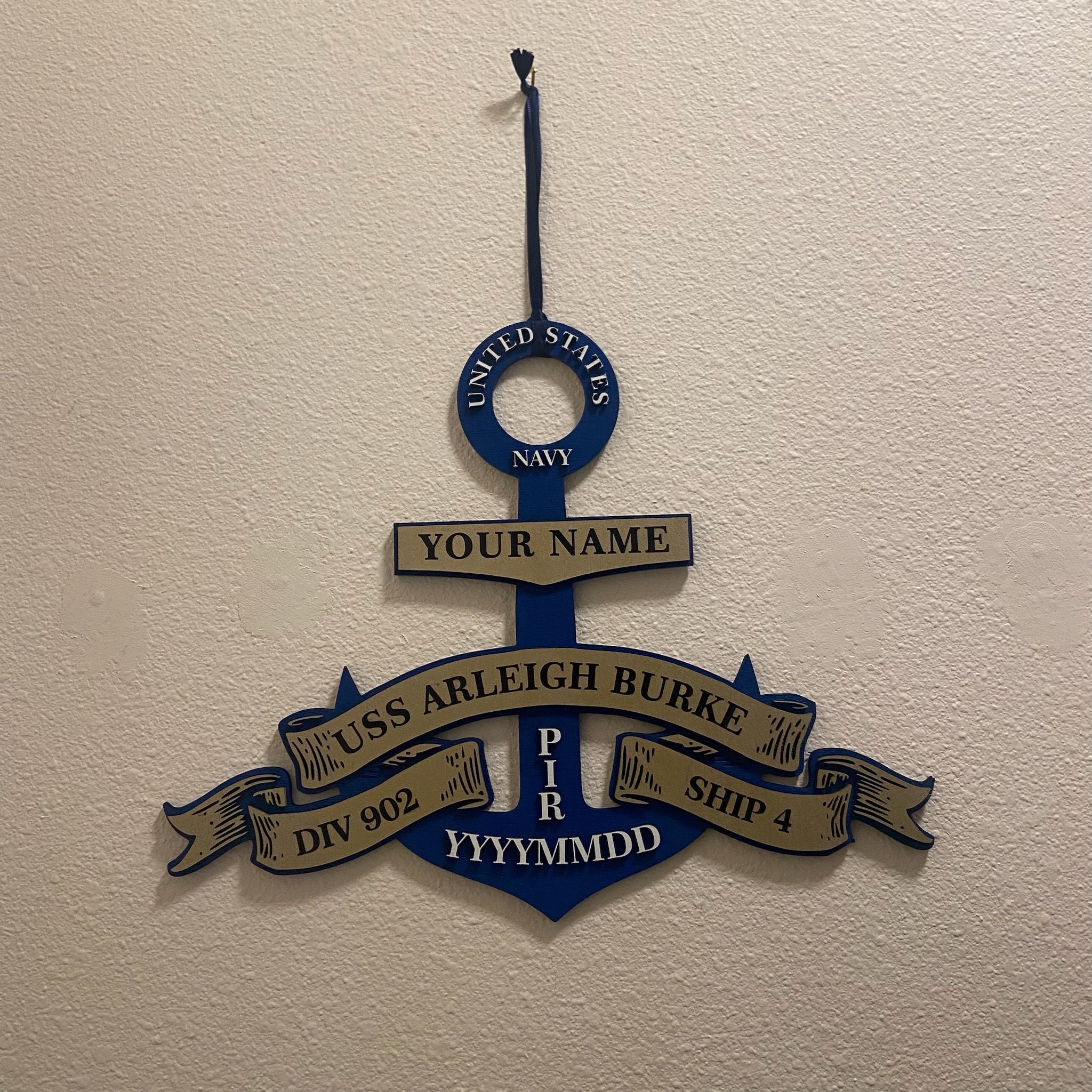 Personalized Navy Boot Camp Graduation Keepsake - Etsy