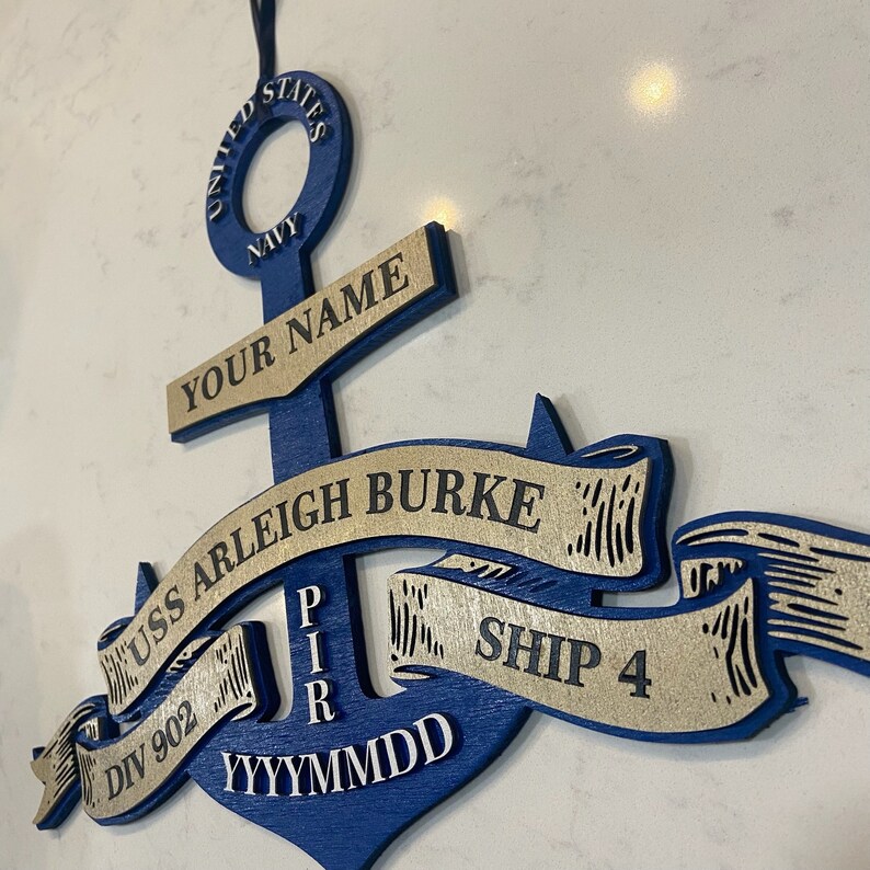 Personalized Navy Boot Camp Graduation Keepsake - Etsy