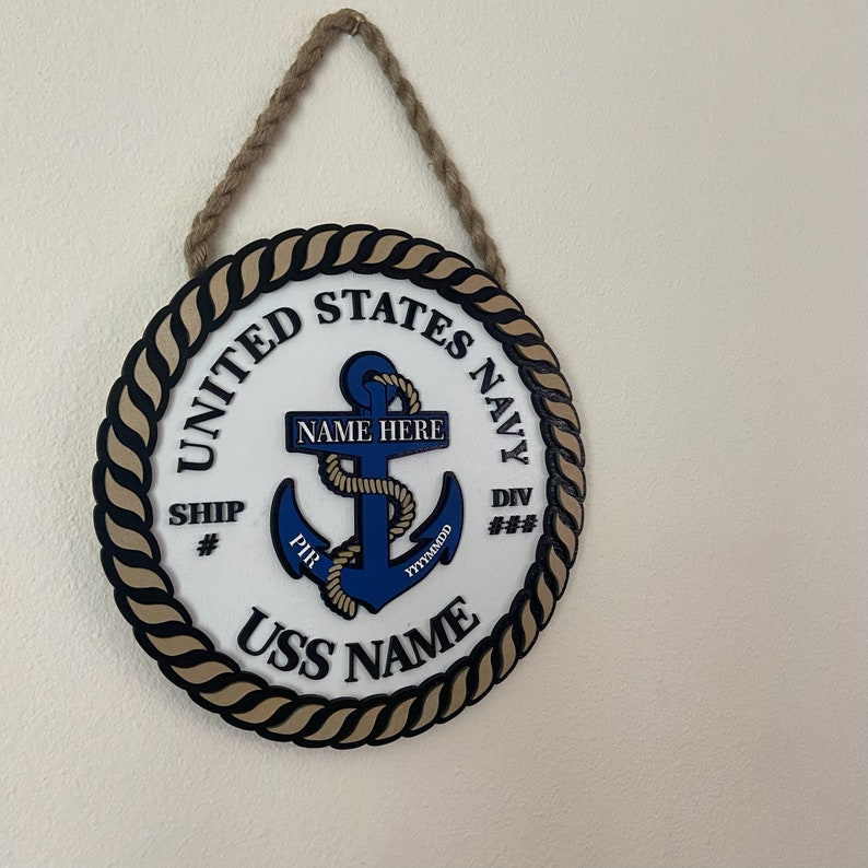 Personalized Navy Boot Camp Graduation Keepsake - Etsy