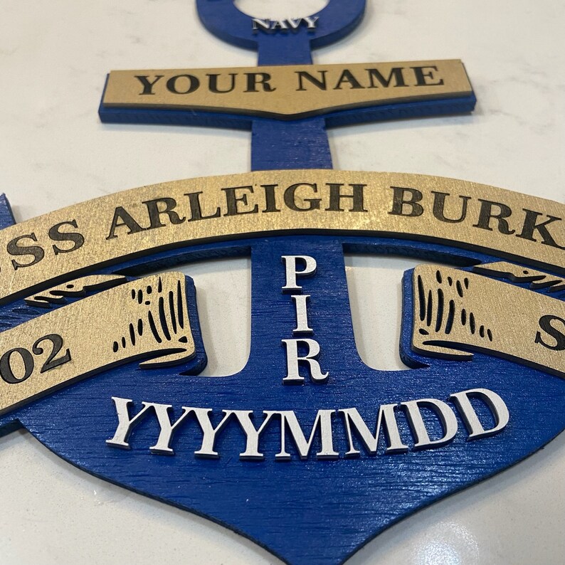 Personalized Navy Boot Camp Graduation Keepsake - Etsy