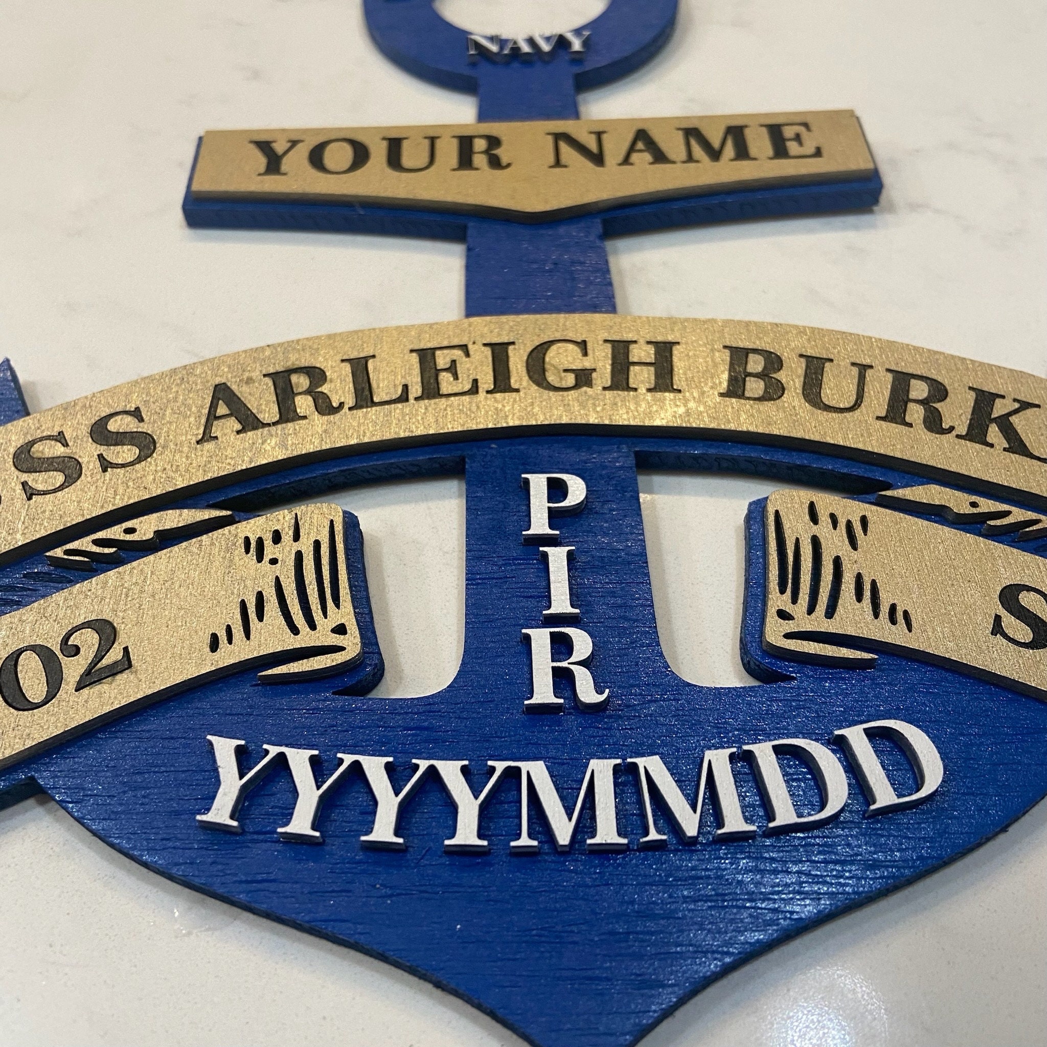 Personalized Navy Boot Camp Graduation Keepsake - Etsy