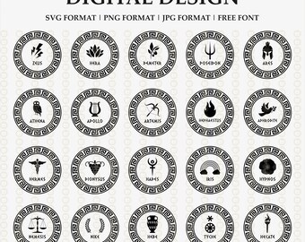 Percy Jackson for Shirt, Stickers, Camp Half-blood Cabins Digital ...