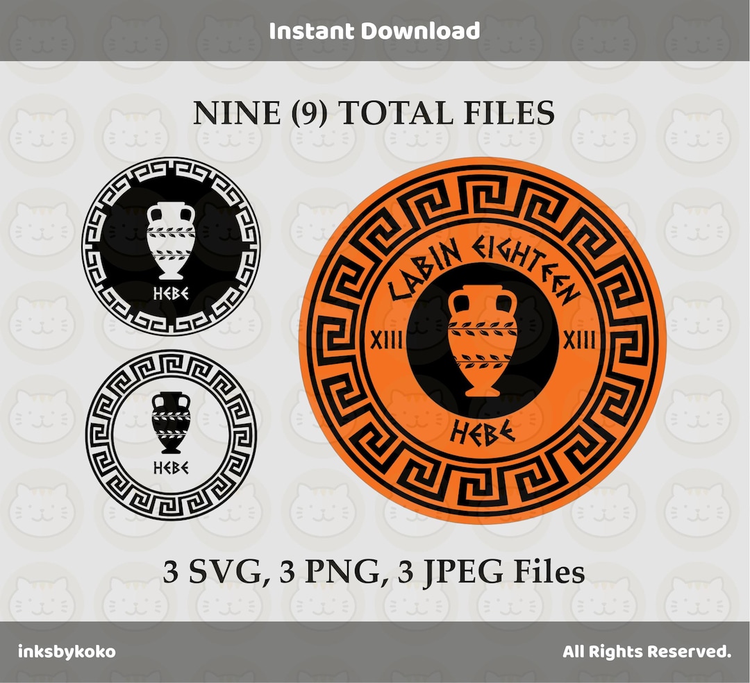 Percy Jackson for Shirt, Stickers, Hebe Camp Half Blood Digital Bundle ...