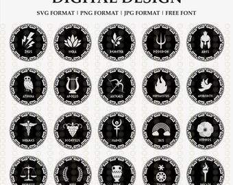 Percy Jackson for Shirt, Stickers, Camp Half-blood Cabins Digital ...