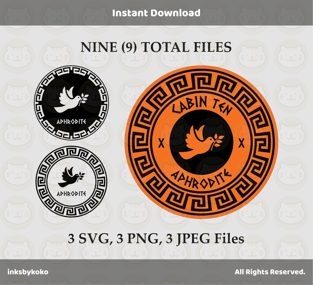 Percy Jackson for Shirt, Stickers, Aphrodite Camp Half Blood Digital ...