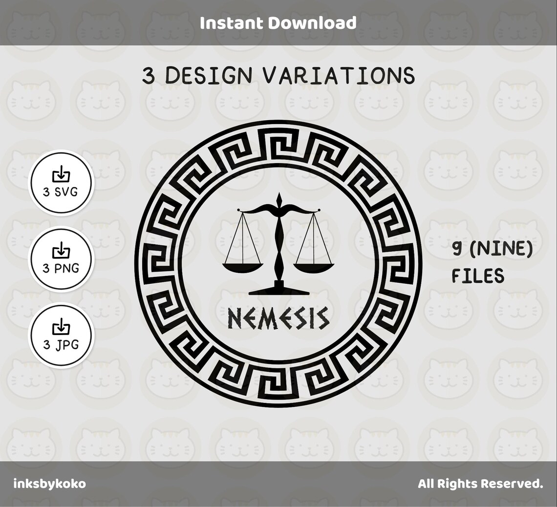 Percy Jackson Nemesis Cabin SVG PNG JPG Bundle (digital Download) - Etsy