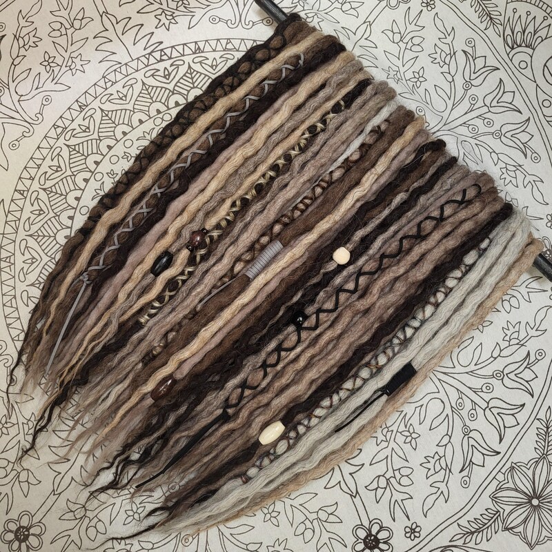 Wool Dreadlock Extensions - Etsy