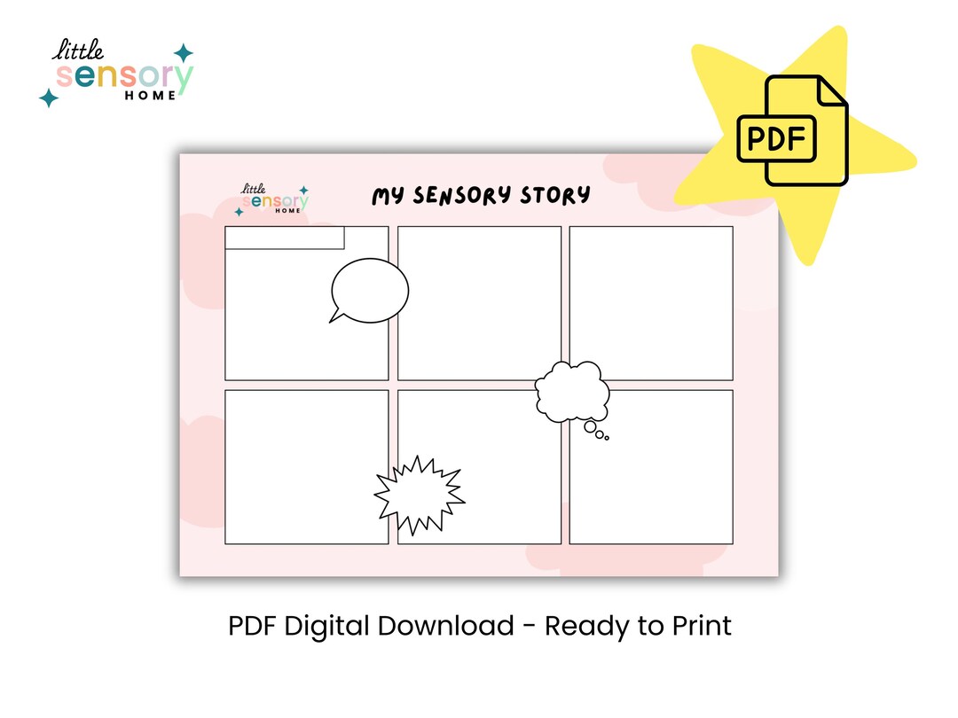 Sensory Stories Template, Social Story Template, Autism Resources ...
