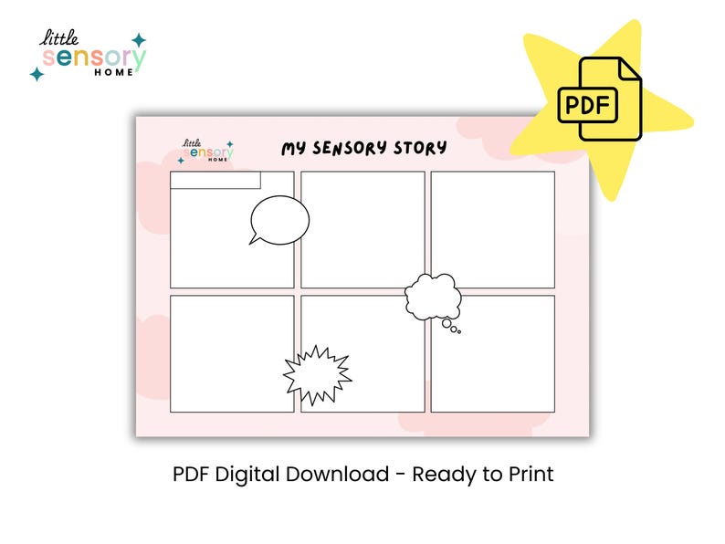 Sensory Stories Template, Social Story Template, Autism Resources ...