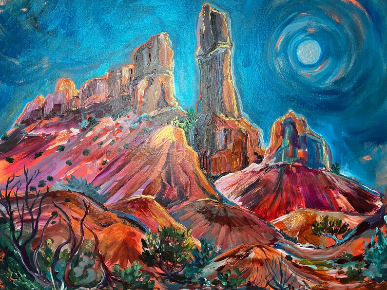 Georgia O'keefe Ranch, Turquoise Dream - Etsy