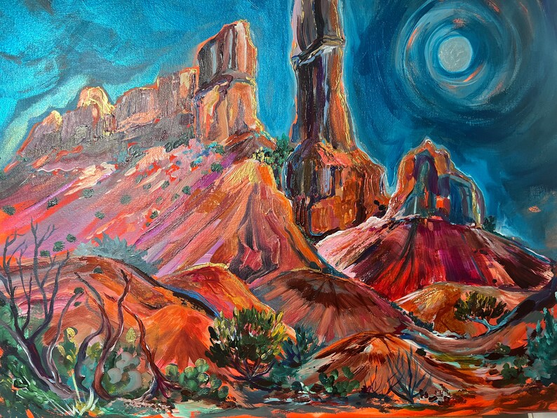 Georgia O'keefe Ranch, Turquoise Dream - Etsy